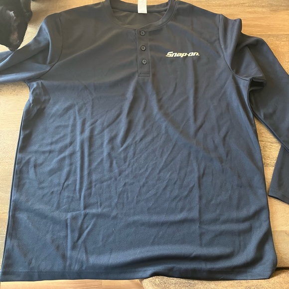 Snap On | Shirts | Snapon Tools Sonic Blue Long Sleeve Jersey Mesh ...